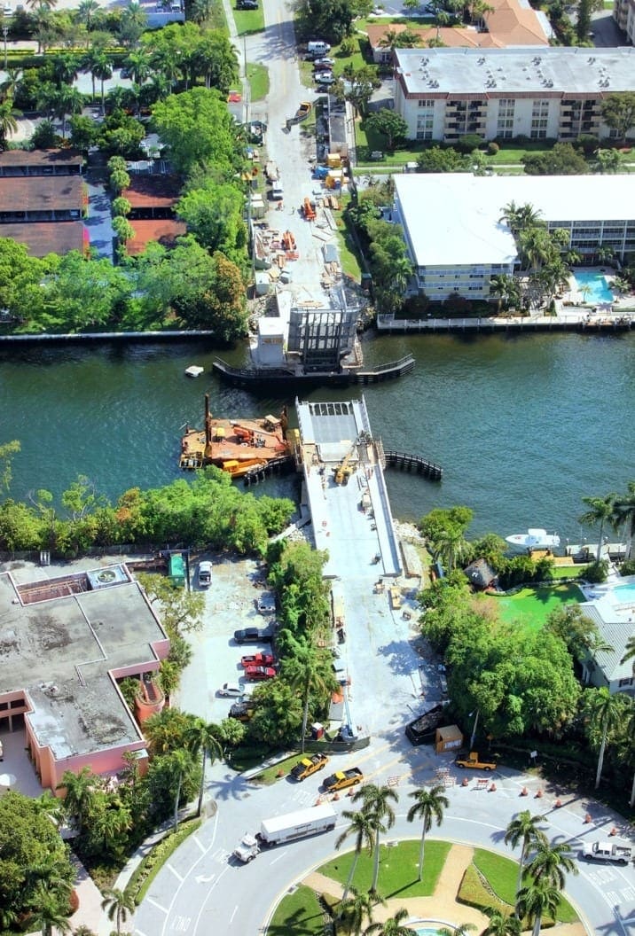 Construction Update: Camino Real (Boca Club) Bridge - Boca Raton, FL - WGI