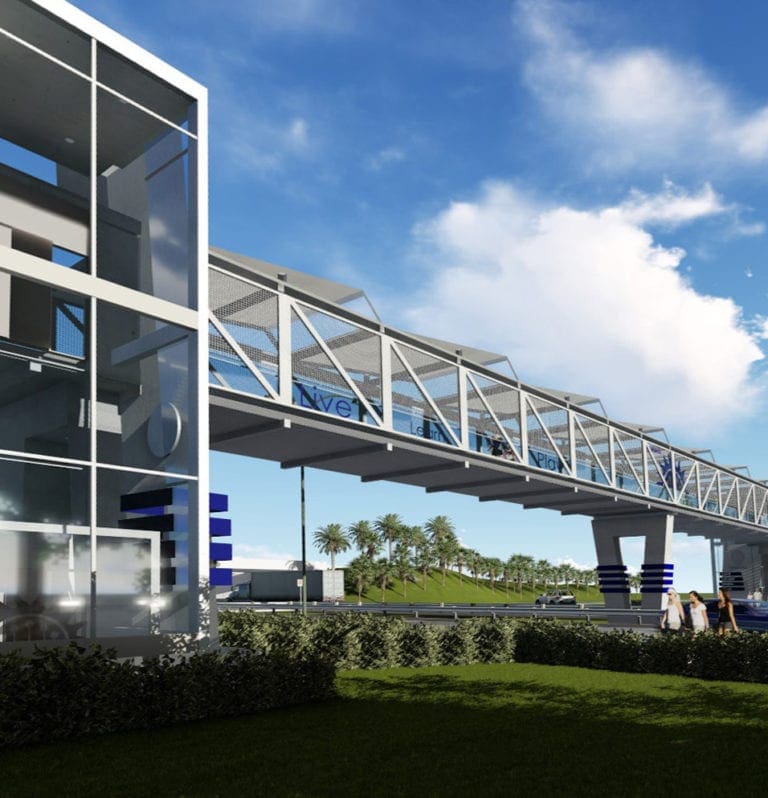 Design-Build Project for Pedestrian Bridge Over NW 41st Street at HEFT ...