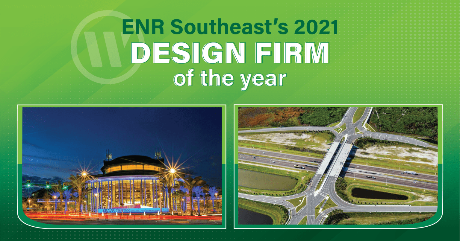 WGI Named ENR Southeast’s 2021 Design Firm of the Year - WGI