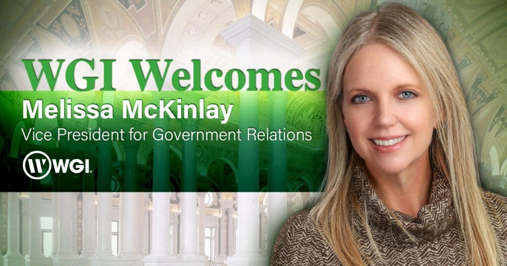 WGI Welcomes Melissa McKinlay as Vice President for Government Relations - WGI