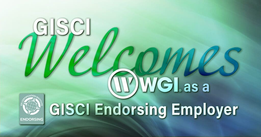 GISCI Welcomes WGI as a GISCI-Designated Endorsing Employer - WGI