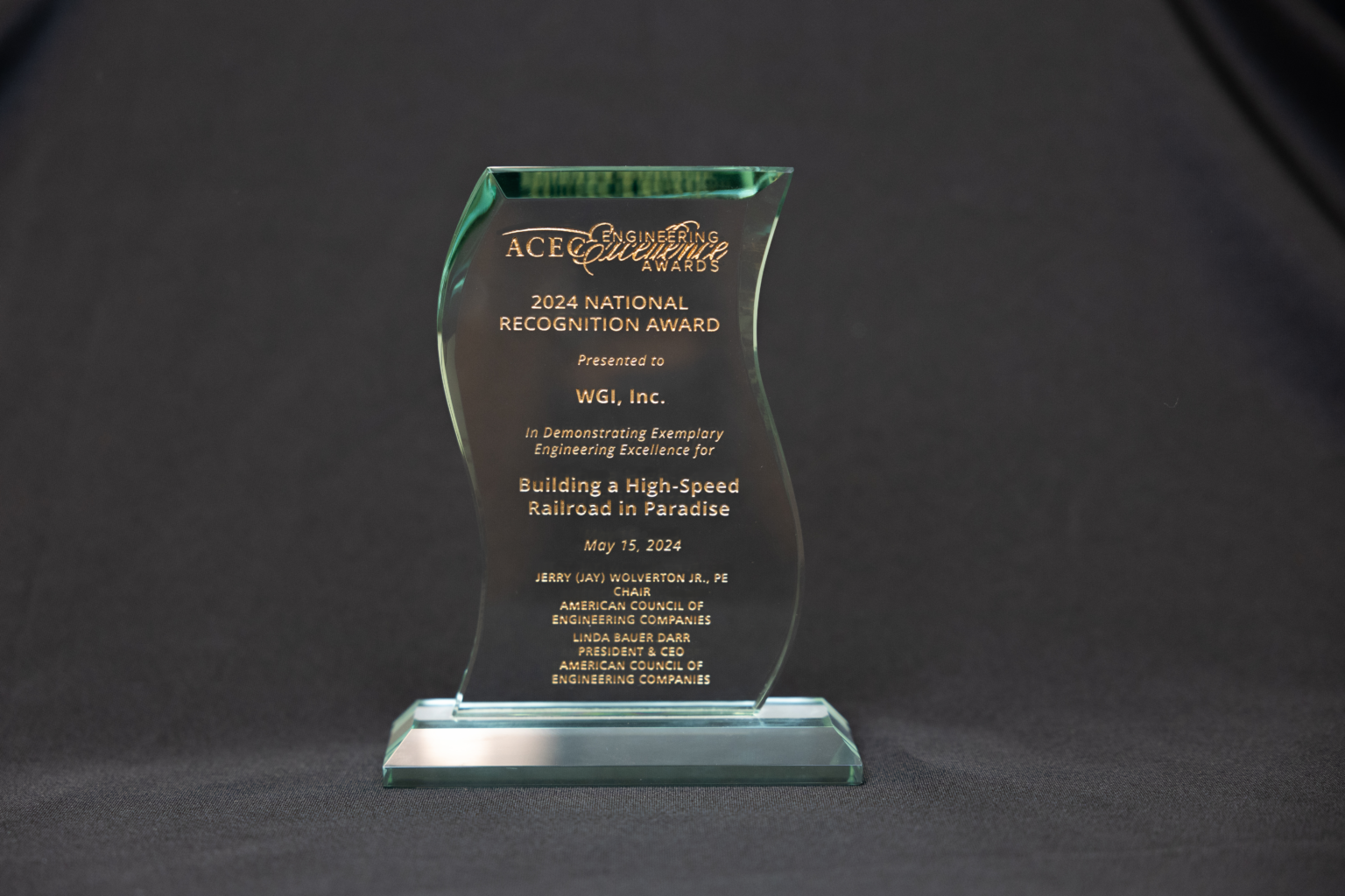 WGI Triumphs at the 2024 ACEC Engineering Excellence Awards Gala - WGI