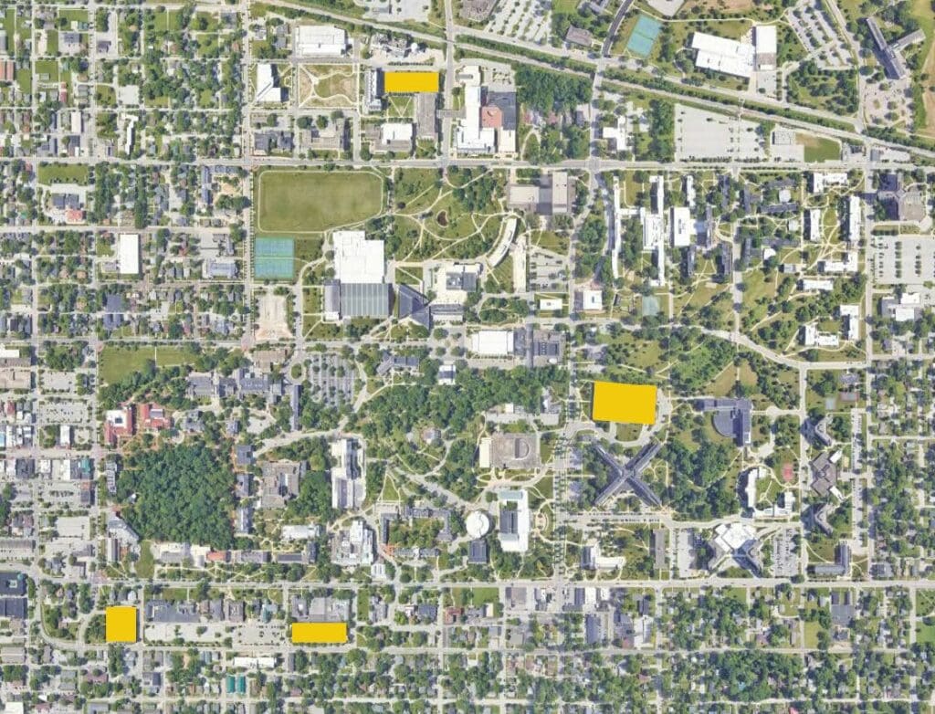 Indiana University Wayfinding Signage Upgrades at Various Garages - WGI