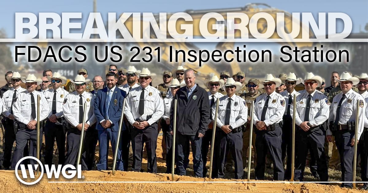 Breaking Ground: US 231 Agricultural Inspection Station - WGI